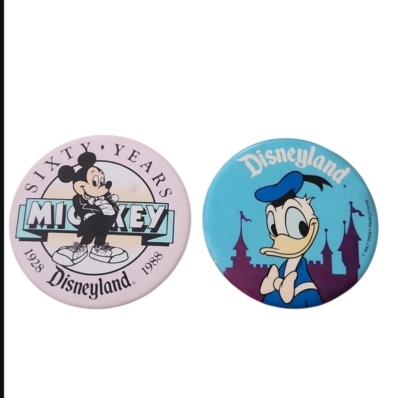 Disney | Other | Vintage 8s90s Mickey Mouse Donald Duck Disneyland ...